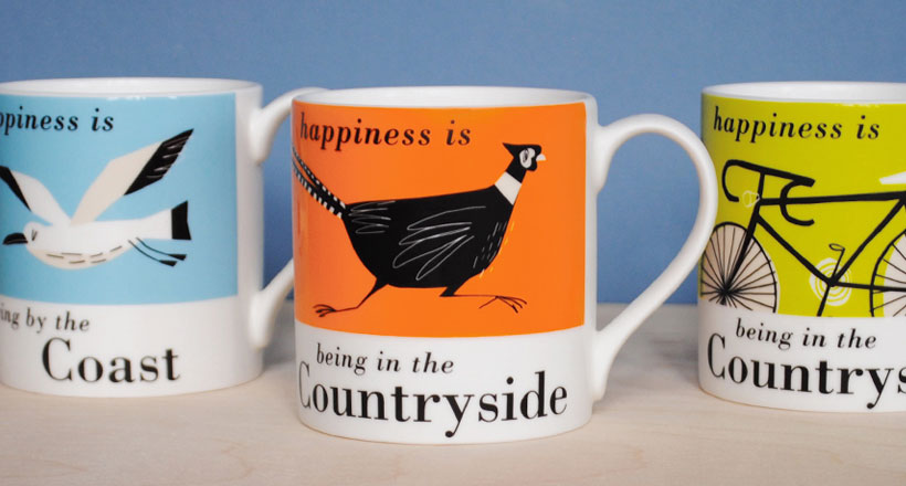 Bone China Mugs :: Country & Coast Mugs :: Contemporary Mugs ...